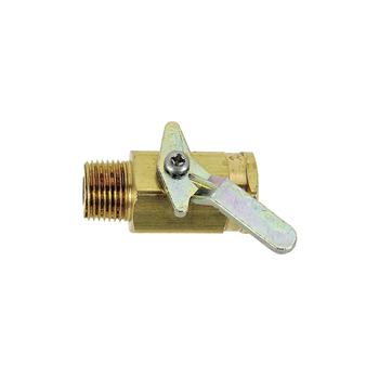 Green Line 1/4" single direction brass ball valve female pipe inlet ...