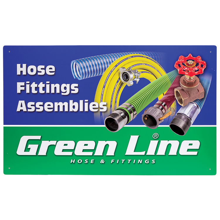 Sign-gl Green Line hose & fittings dealer sign | Green Line Hose & Fittings