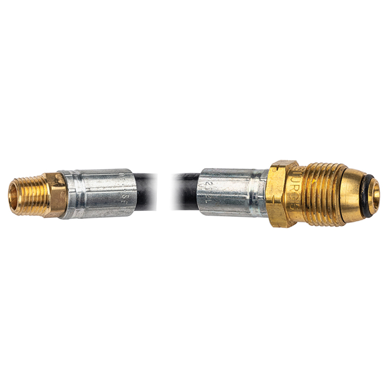 Green Line 10 ft arctic propane hose assembly with POL x male pipe ends ...